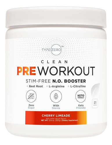 Pre Entreno Sabor Cereza Lima Formúla Limpia Sin azúcar Type Zero ...